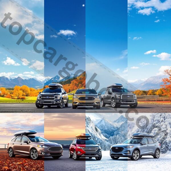 TOP! Ford Roof Cargo Boxes: Ford Model Cargo Carrier